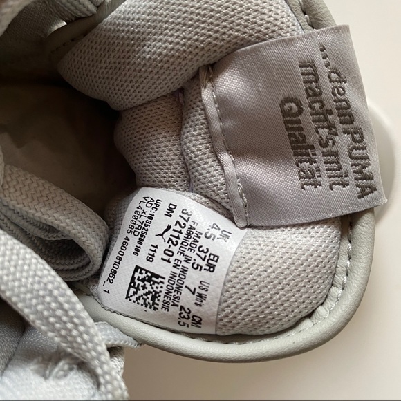 Puma | Shoes | Puma Ralph Sampson High Rise Silver Lthr Sneaker | Poshmark